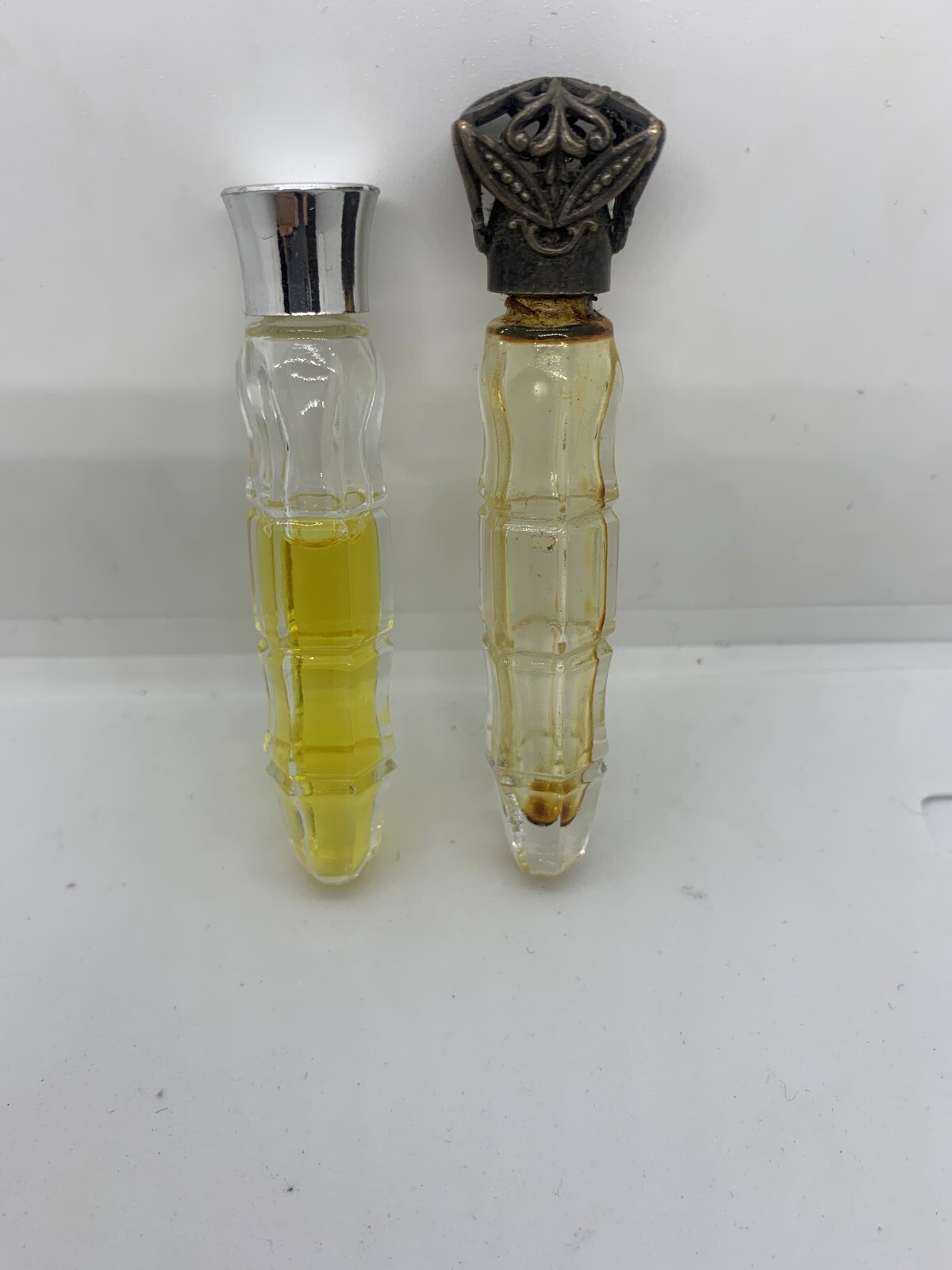 Vintage ~ ART DECO Perfume Cage ~ Glass ~ Crystal ~ Bottle ~ Dabber 2 ...