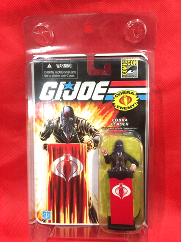 G.I. Joe COBRA LEADER COMMANDER in Black Suit SDCC 2008 Exclusive ...