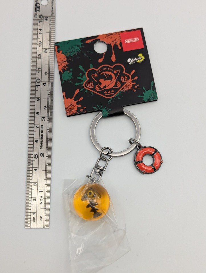 NNEW Key Chain Golden Egg SALMON RUN Splatoon 3 Nintendo TOKYO/OSAKA ...