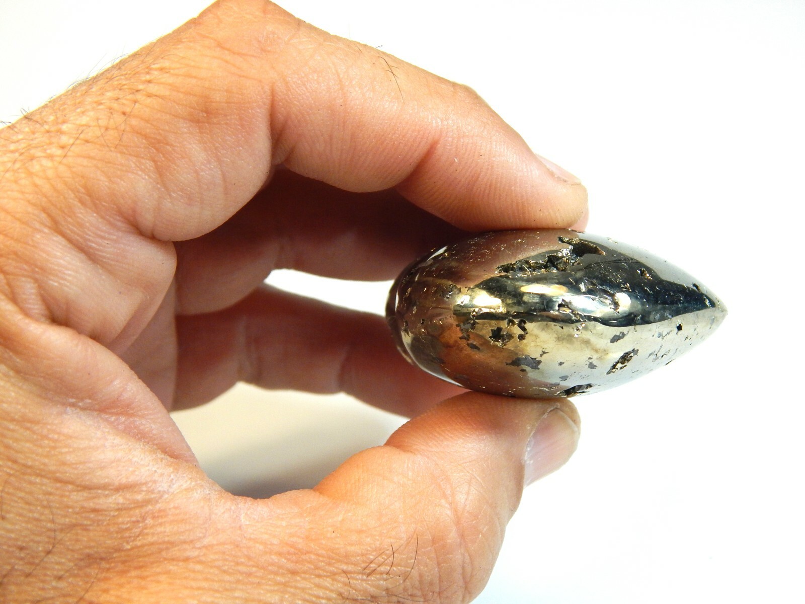 Pyrite Heart Crystal 111g Stone Rock Geode Reiki Healing Crystals Wicca ...
