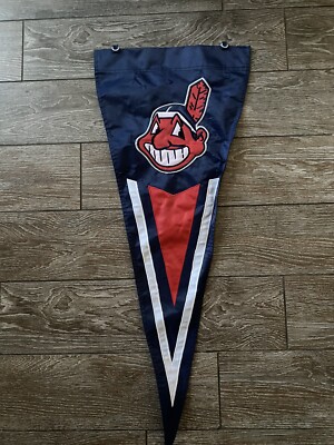 Cleveland Indians Baseball Pennant Vintage USA Amazing condition Chief ...