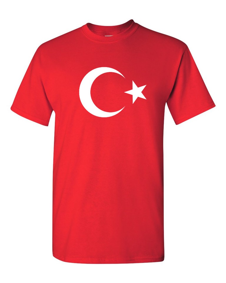 Turkey T shirt Turkish Flag National Team T-shirt Turkiye Moon Pride ...