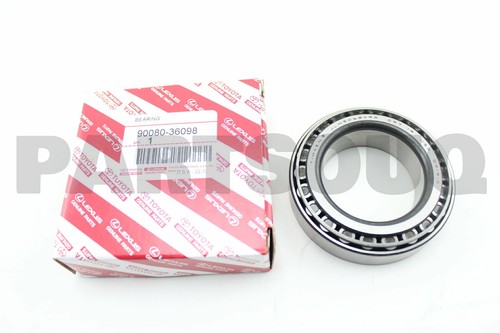 9008036098 Genuine Toyota BEARING (FOR FRONT AXLE HUB INNER), RH/LH ...