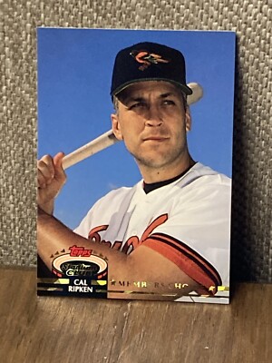 1992 Topps Stadium Club Members Choice #595 Cal Ripken Jr.Baltimore ...