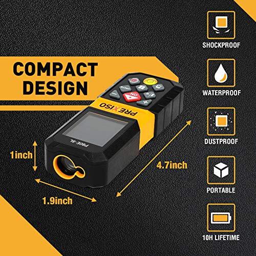 Laser Measure 265ft Rechargeable Laser Distance Meter With ...