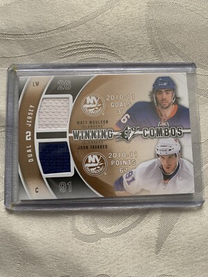 2011-12 Upper Deck SPX Dual Jersey Card - John Tavares & Matt Moulson ...