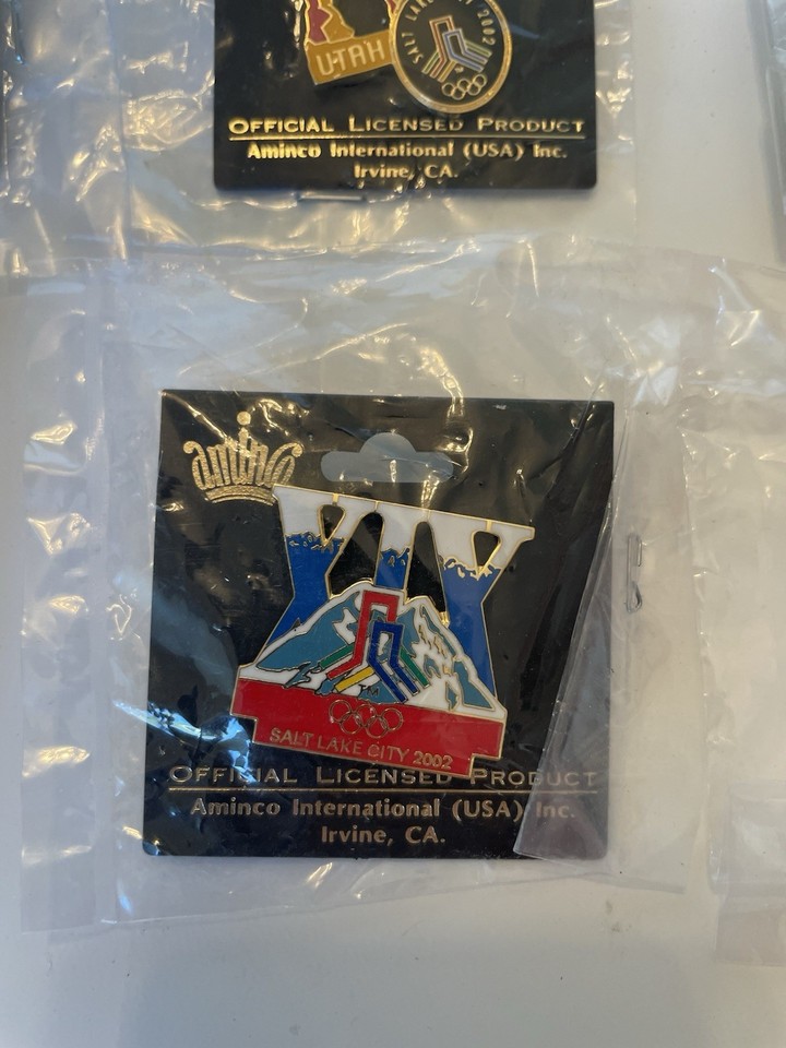 X9 Pin Lot 2002 NEW Aminco Salt Lake City Olympic Pins NEW Salt Lake ...