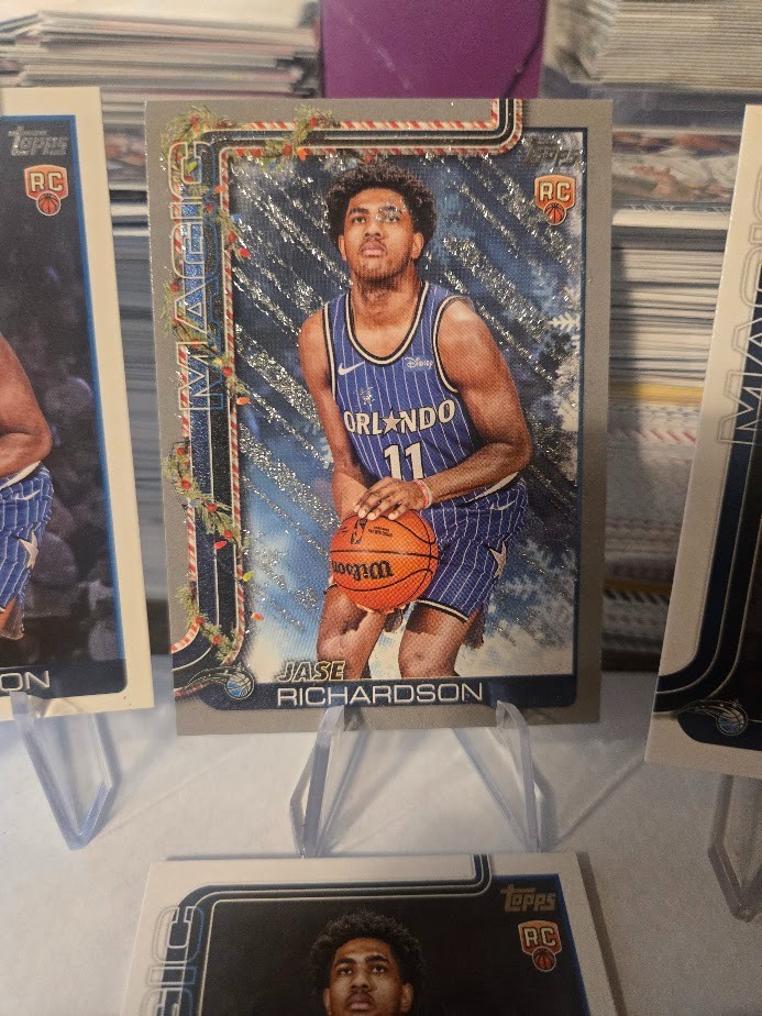 2025-26 Topps Holiday Basketball Silver Sparkle & Rookie Jace ...
