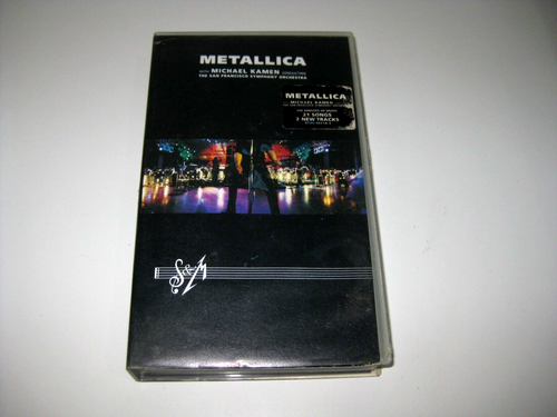 Metallica VHS with Michael Kamen Conducting The San Francisco Symphony ...