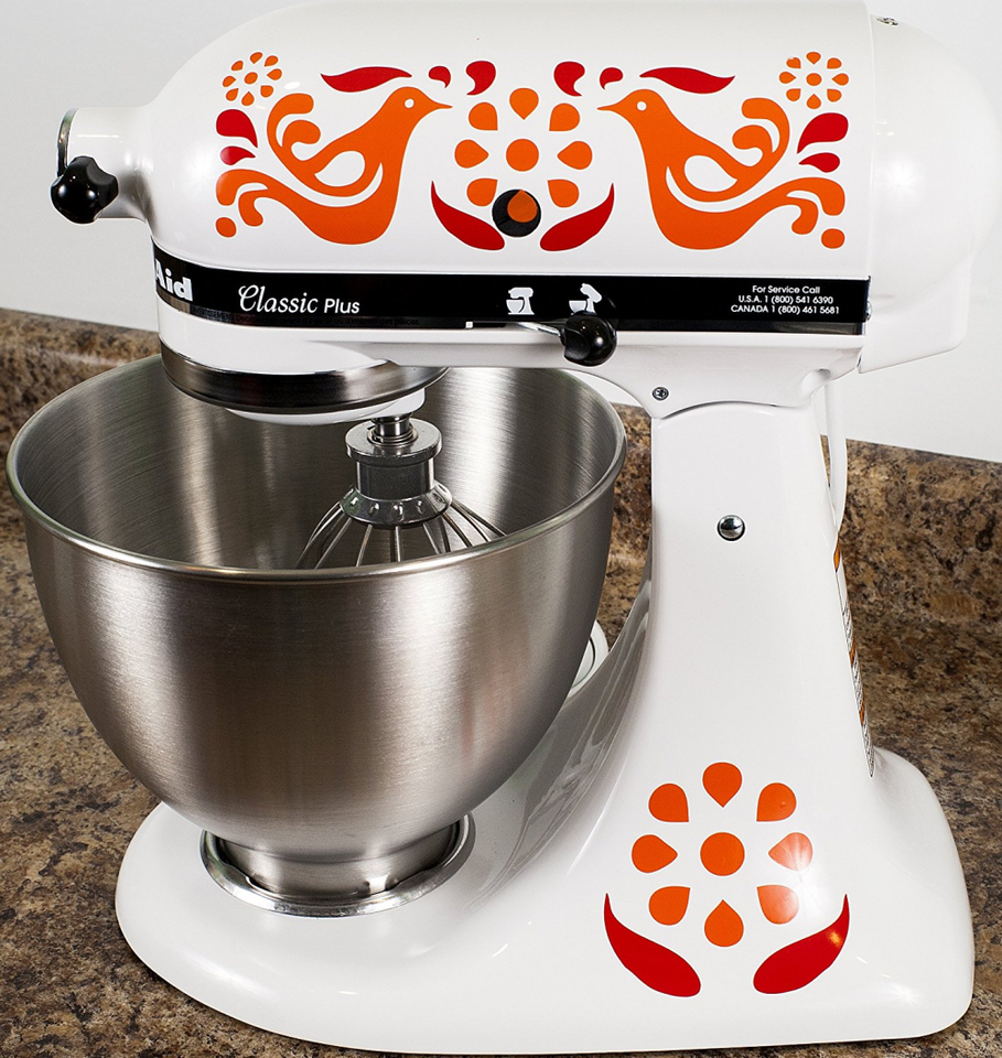 Pyrex Friendship Kitchenaid Mixer Mixing Machine Decal Art Wrap | eBay