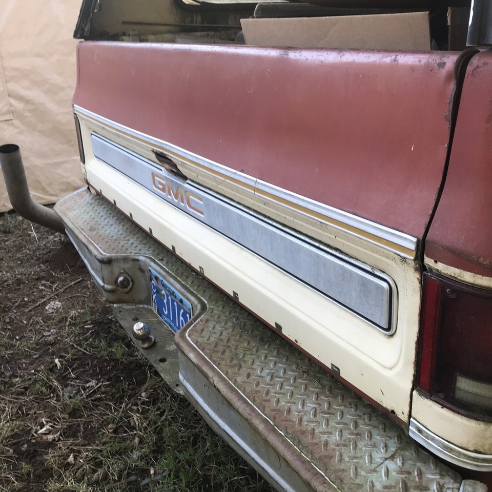 1973-1987 GMC Pickup Truck Tailgate Assembly W/ Trim Panels OEM | eBay