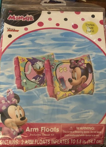 Disney Minnie Mouse Swimming Arm Floats Pool Toy Ages 3+ | eBay