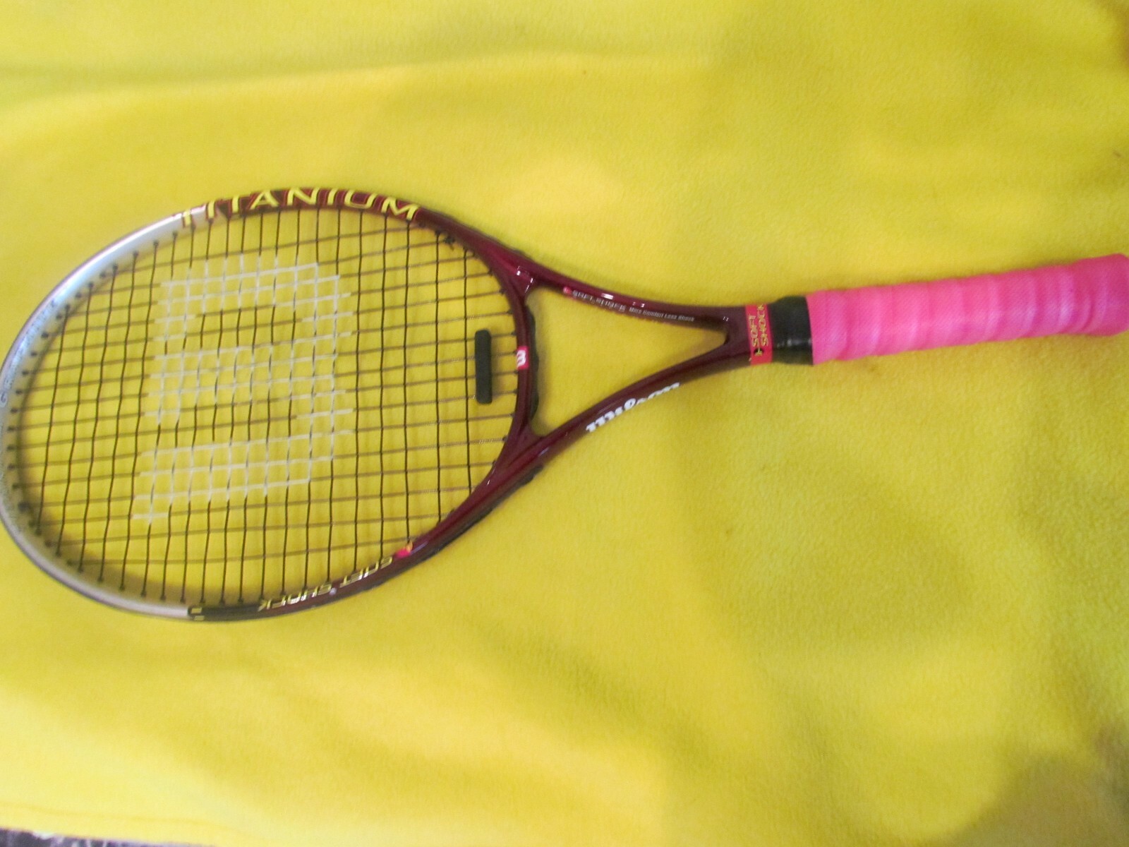 Wilson Titanium Graphite Soft Shock System Tennis Racquet 4 1/4 (L2 ...