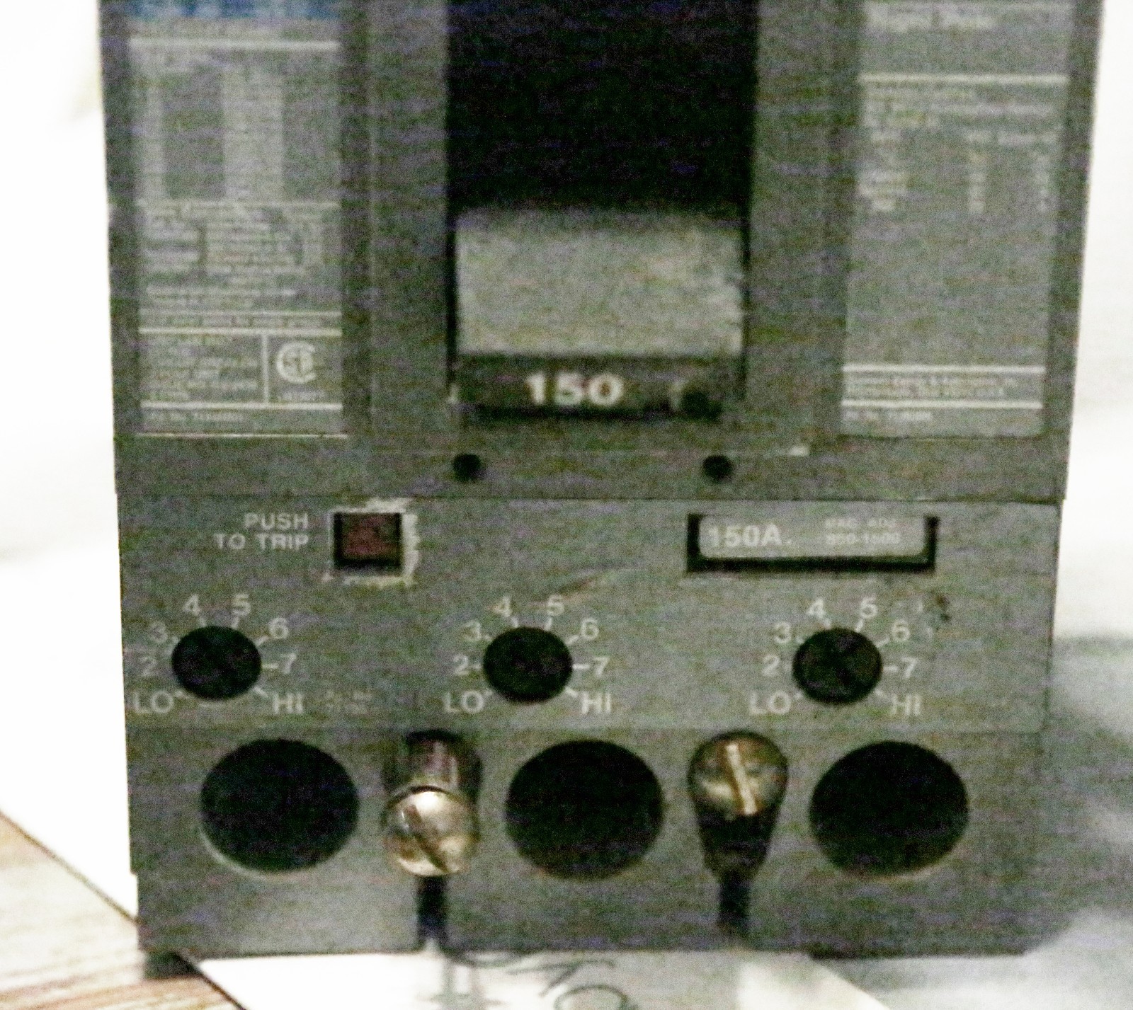 Siemens ITE Sentron series 150 amp breaker | eBay