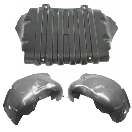 New Front Fender Liner & Engine Under Cover Set For 07-13 Silverado ...