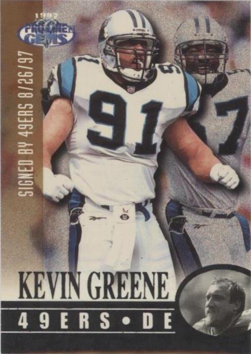 1997 Pro Line Gems - Kevin Greene #8 for sale online | eBay