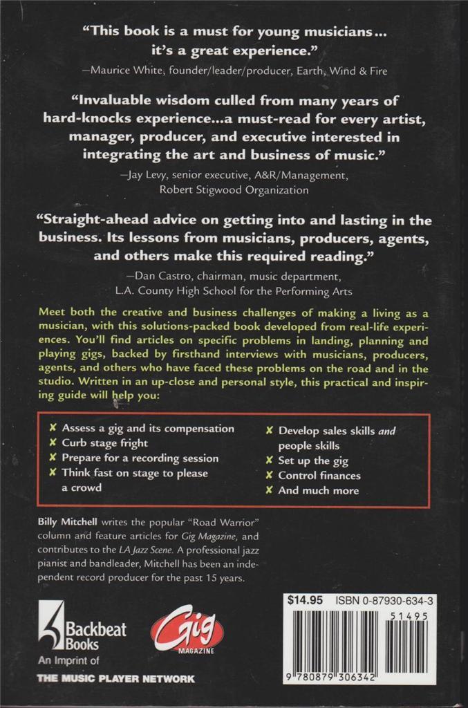 Music Business The Gigging Musician Interviews with Musicians ...