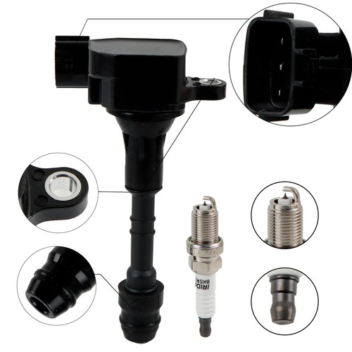 Ignition Coils UF349 & Spark Plugs For Nissan Altima Maxima Infiniti ...