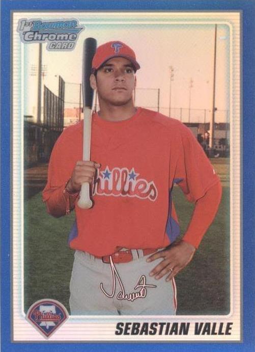 2010 Bowman Chrome - Prospects Sebastian Valle #BCP16 Blue Refractor ...