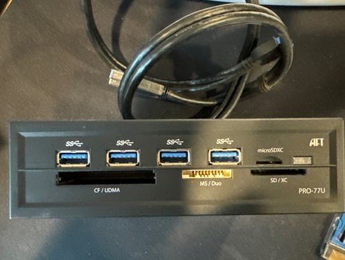 Atech Flash Technology PRO-77U Flash Reader USB 3.0 5.25” Hub & Card ...