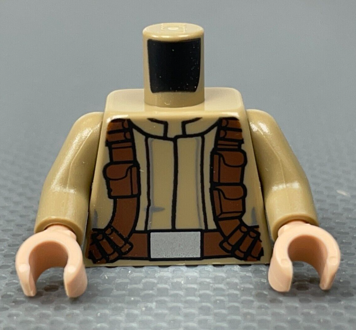 LEGO Minifigure Torso Dark Tan Military Utility Belts Star Wars ...
