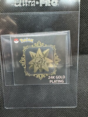 Starmie 24k Gold Plated Sticker Korean Striking Popping Candy Pokemon ...