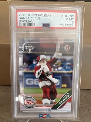 2019 Topps Holiday Bowman Santa Claus #TH-SC PSA 10 Low Pop! | eBay