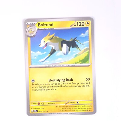 Boltund 059/162 Pokemon SV05: Temporal Forces Uncommon NM | eBay