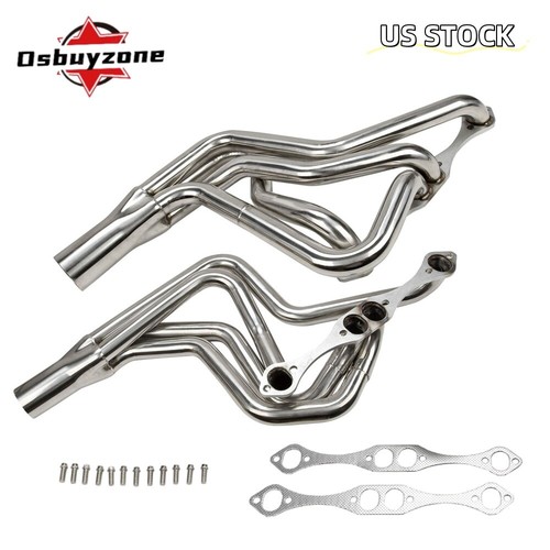 for Chevy SBC 267-400 V8 1970-1987 / Camaro 1970-1981 Stainless Exhaust ...