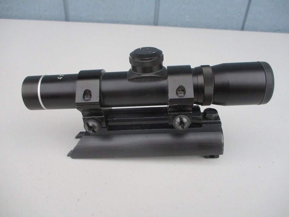 4 X 20 Pistol Scope with Rings and Mount Weaver Leopold Simmons Tasco ...