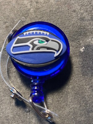 Seattle Seahawks retractable badge holder | eBay