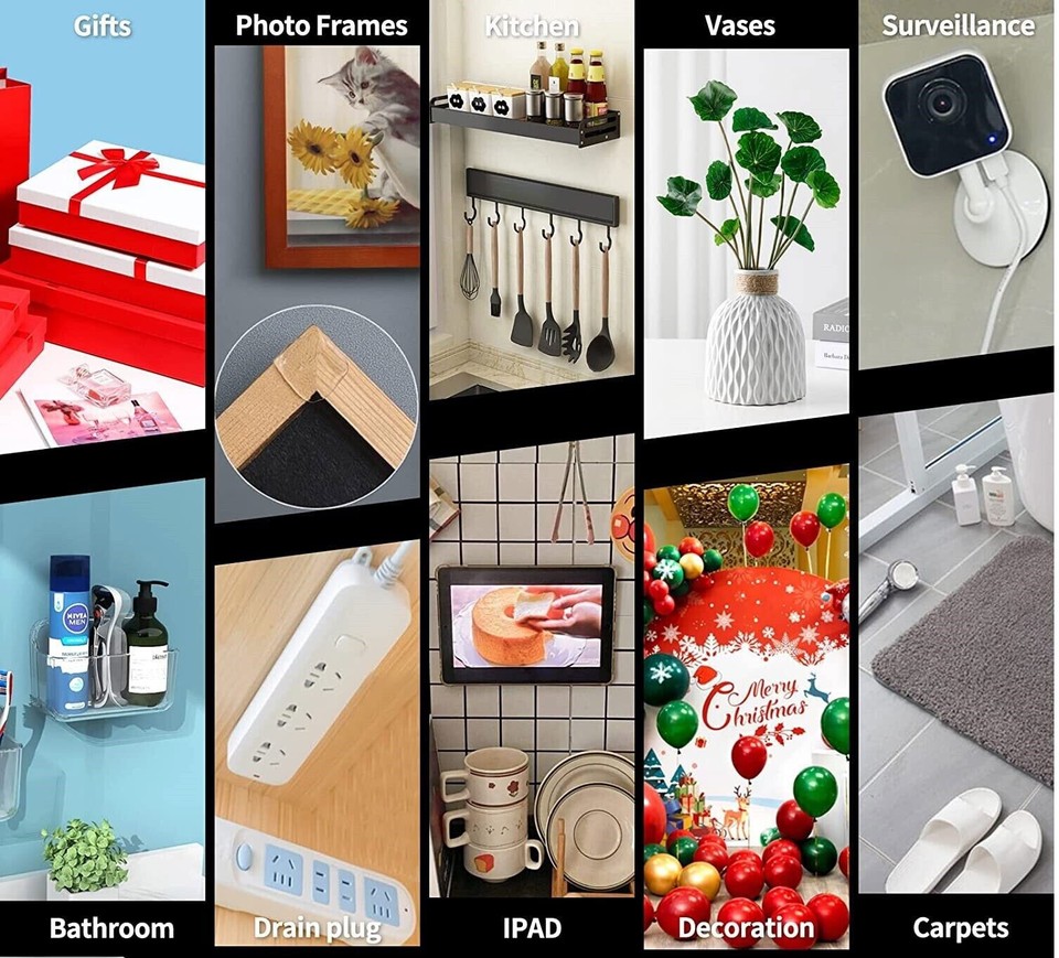 20FT Tape Double Sided Adhesive Removable Heavy Duty Invisible Mounting ...