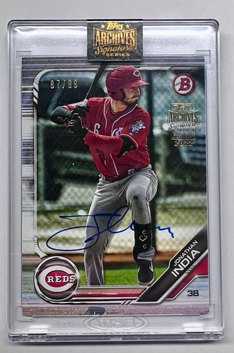 2022 Topps Archives Signature Series Jonathan India 2019 /99 #BD-97 ...