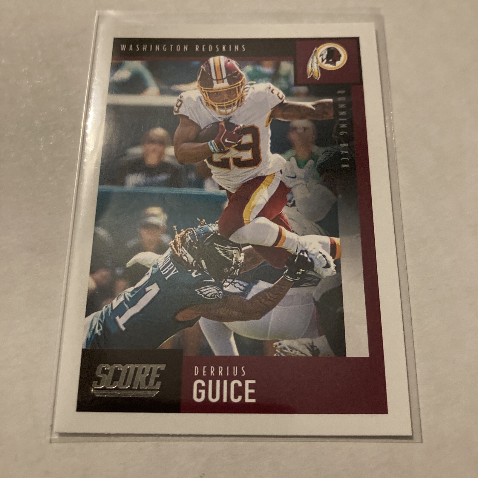 2020 Score Football #199 Derrius Guice Redskins | eBay