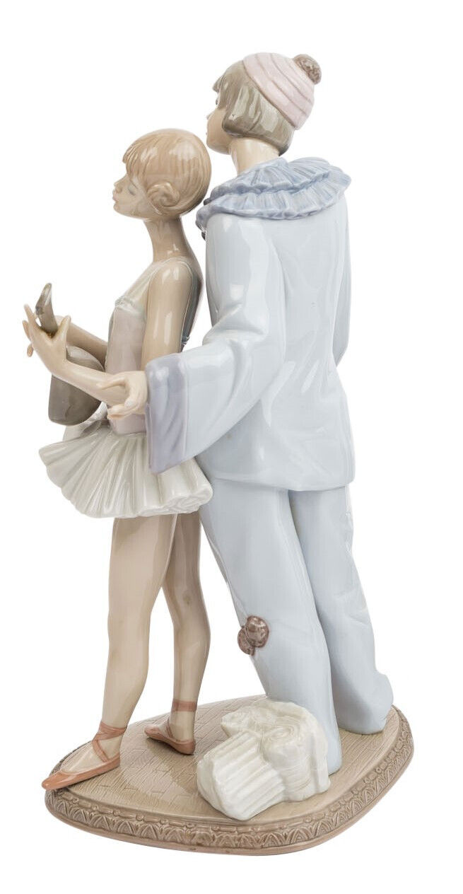 Lladro Porzellan Pierrot und Ballerina #5821 Junges Pärchen Figurengruppe Figur | eBay