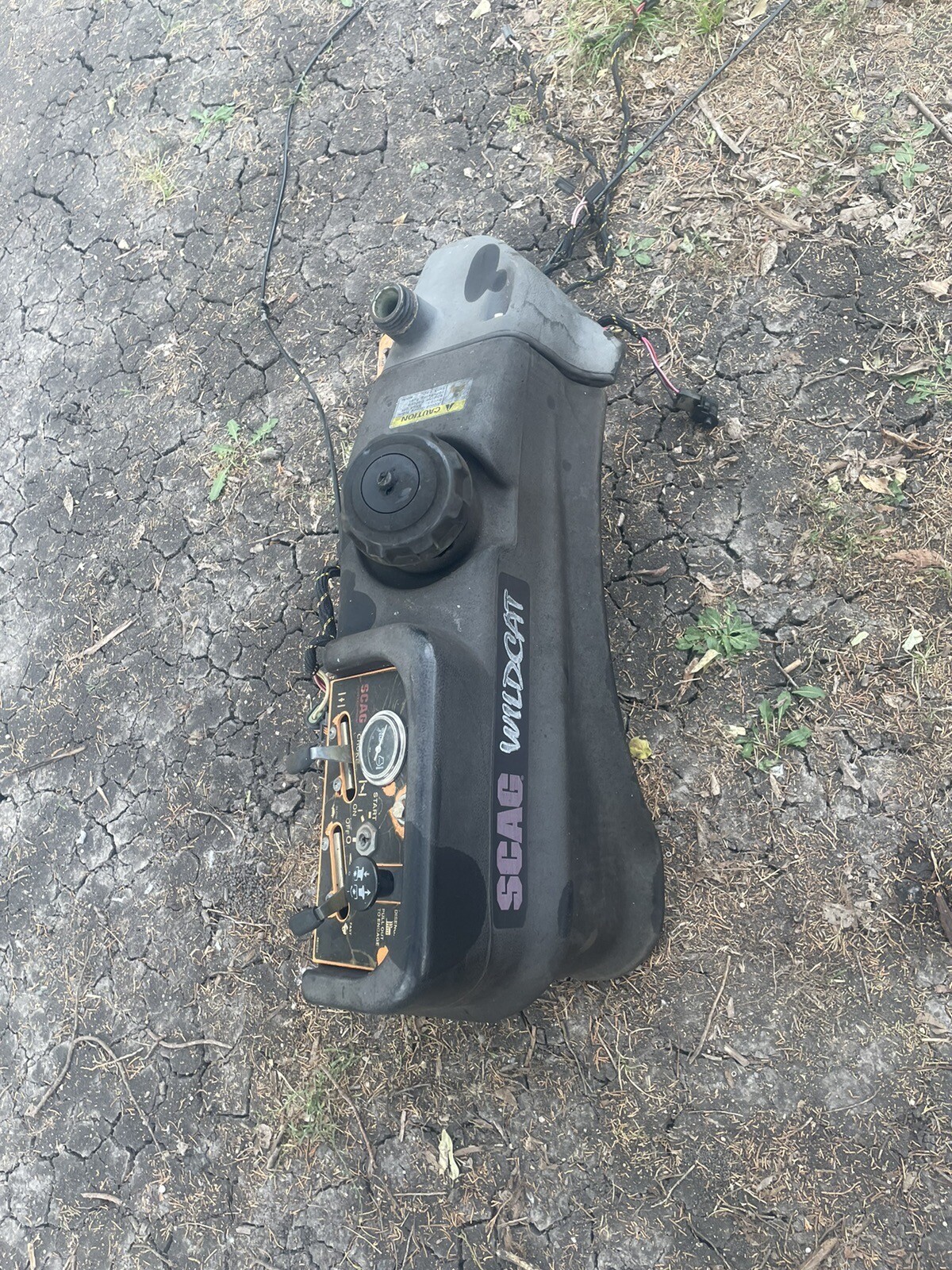 Scag Wildcat Zero Turn Mower Gas Tank And Control Panel | eBay
