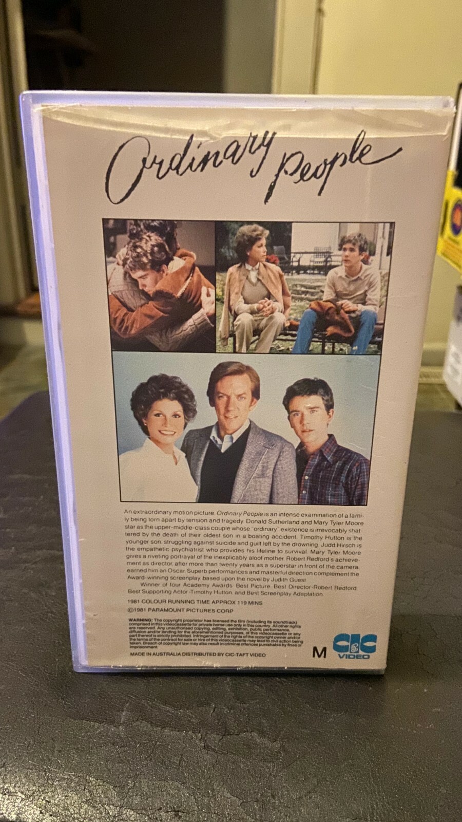 Ordinary People Ex-rental VHS video tape HTF Rare Retro Mary Tyler ...
