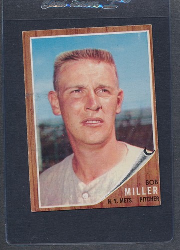 1962 Topps #293 Bob Miller Mets EX *3439 | eBay
