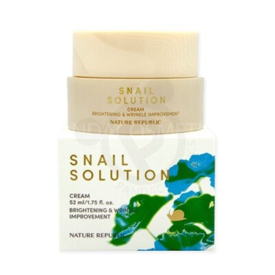 [NATURE REPUBLIC] Snail Solution Cream 52ml | eBay