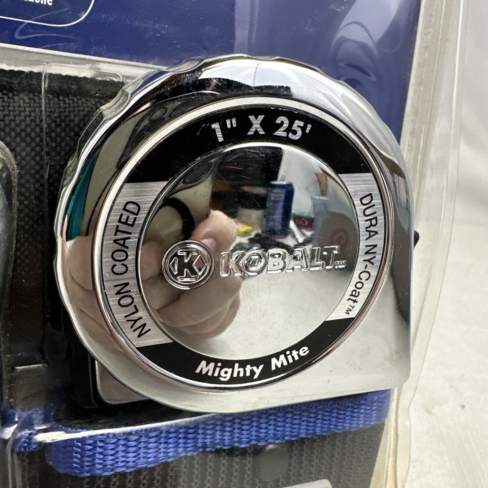 Kobalt Mighty Mite 25 Ft Tape Measure Utility Knife Tool Belt Pouch Kit ...