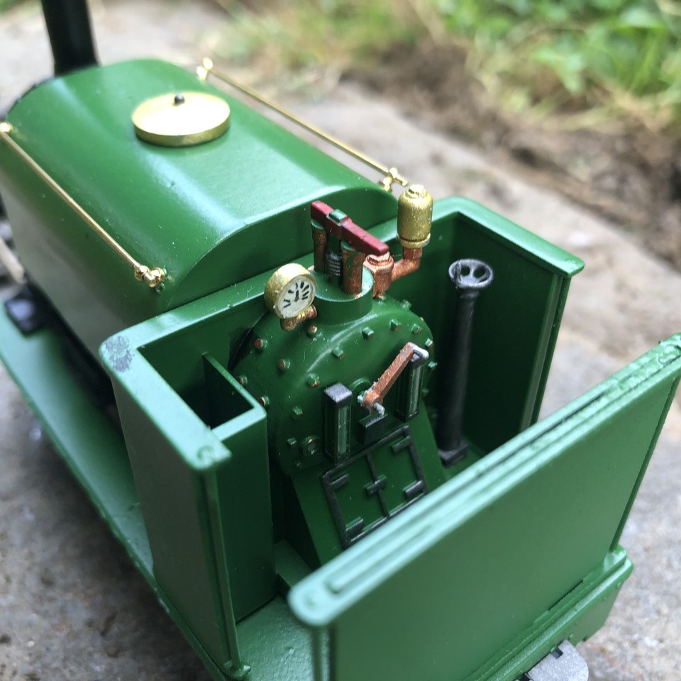 GN15 - Steam Loco - Huntsy Quarry - G-scale on 00 track using a Smokey ...