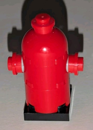 Lego Red Fire Hydrant Brick Built Piece City Town Police Firehouse ...