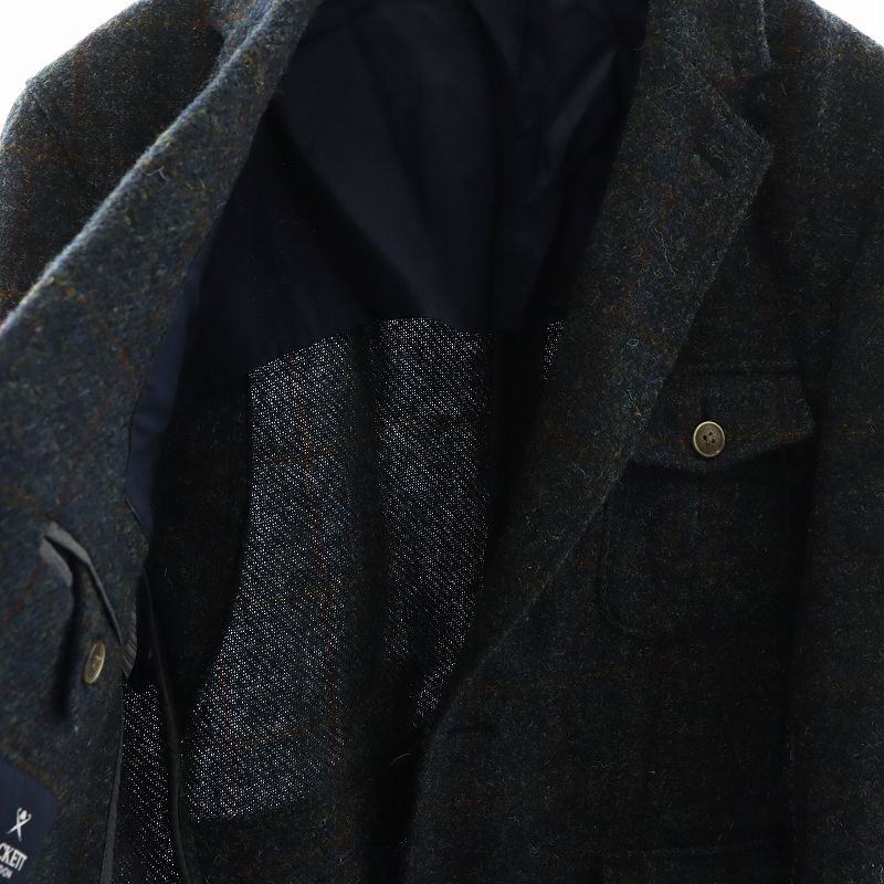 Hackett Harris Tweed Hunting Country Jacket Gray 42R/52R Used Men's | eBay