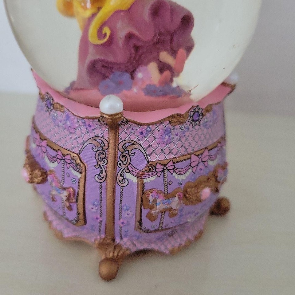 Disney Princess Rapunzel Snow Globe Crown Design Collectible Used KK3 ...