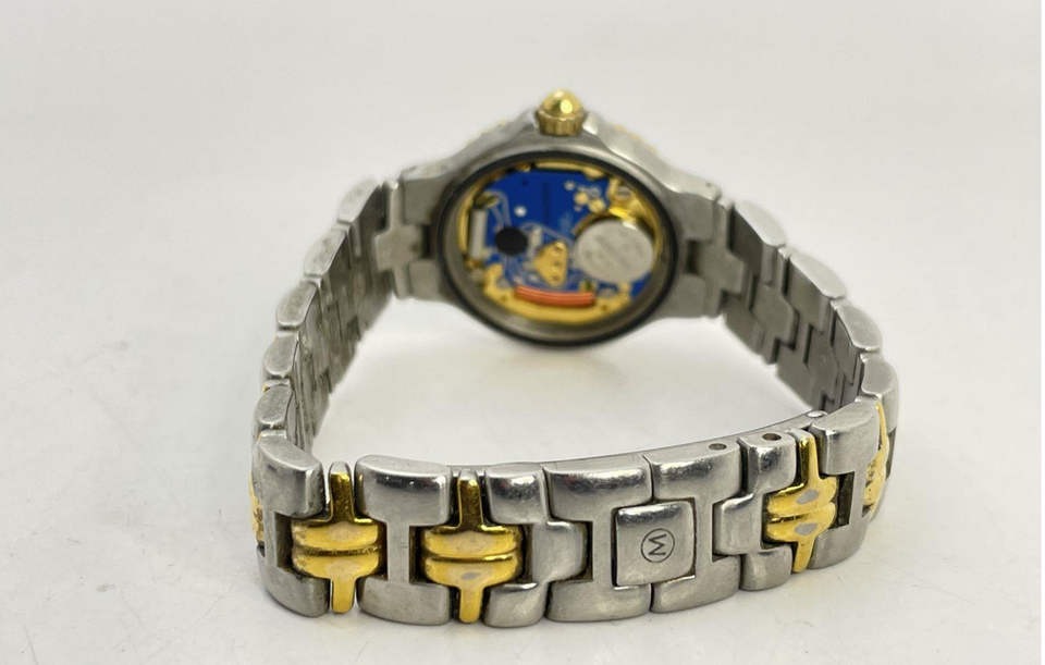 Movado 81.E1.831 Ladies Two Tone Band With Date Indicator | eBay