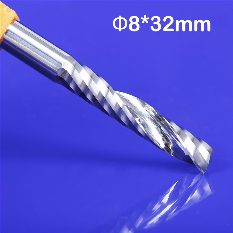 2pcs Carbide Endmill End Milling Single Flute Spiral CNC Router Bits ...