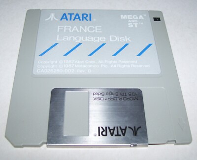 NEW Old Stock Genuine Atari St 520 1040 ST Mega Computer FRENCH ...