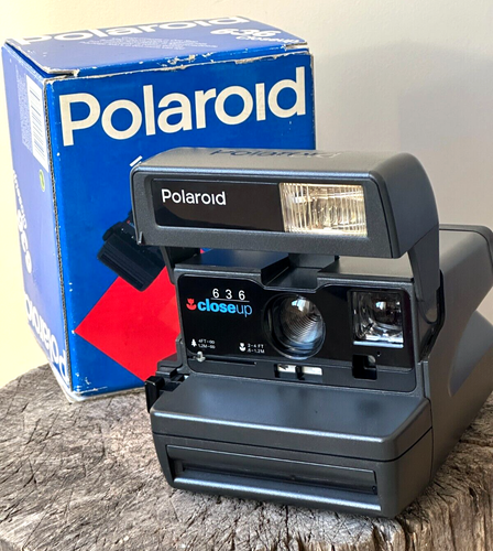 Vintage Polaroid 636 CloseUp Instant Camera – 1990s Retro Film Camera ...