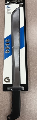 Gordon 18 inch Serrated Machete Knife w/ Nylon Sheath Survival Tool ...