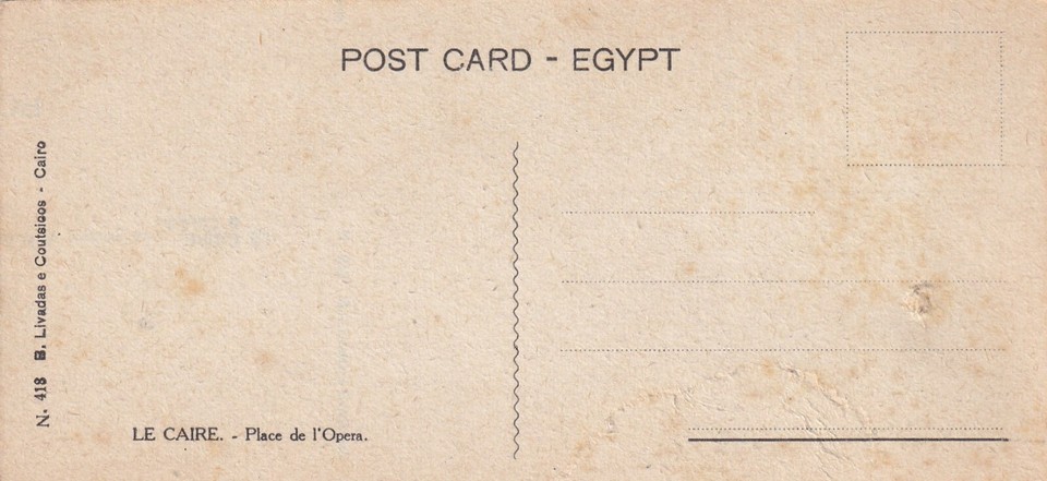 Egypt Old Real Photo Postcard Cairo ,Opera Square 1914s | eBay